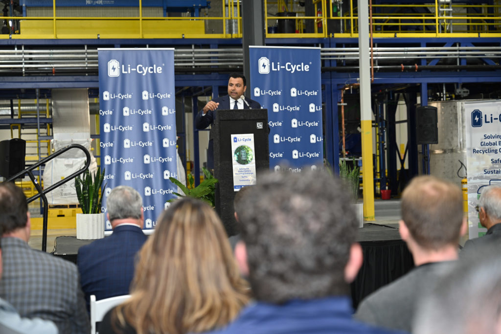 New Li-Cycle Facility Provides Renewable, Domestic Source of Materials ...
